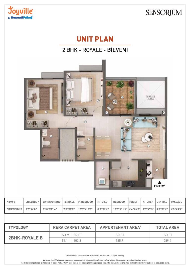 Floor-Plan - Shapoorji Pallonji Sensorium